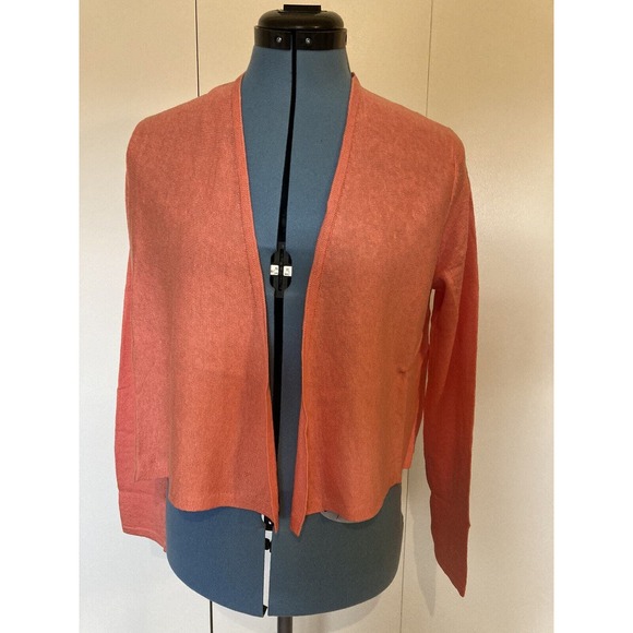 J. Jill | Sweaters | J Jill Cardigan Sweater Shrimp Linen Blend Womens ...